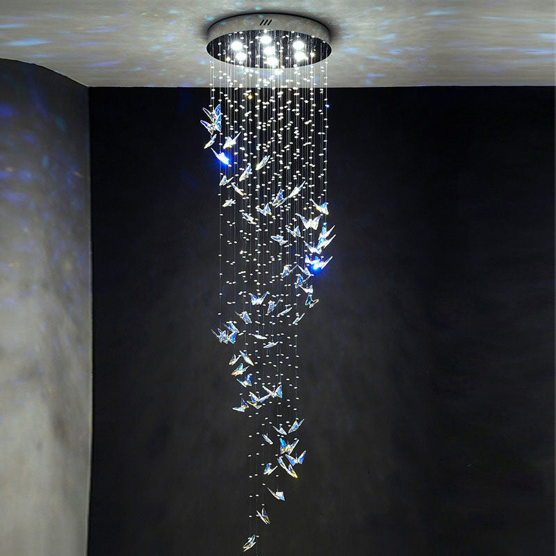 Butterfly Shape Crystal Chandelier - Ceiling Light – SILJOY LIGHTING