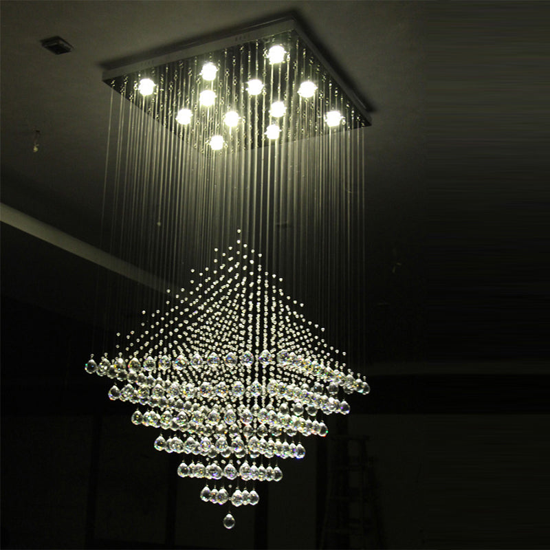 Rubik Lighting - Diamond Shape Crystal Chandelier | Sofary Lighting ...