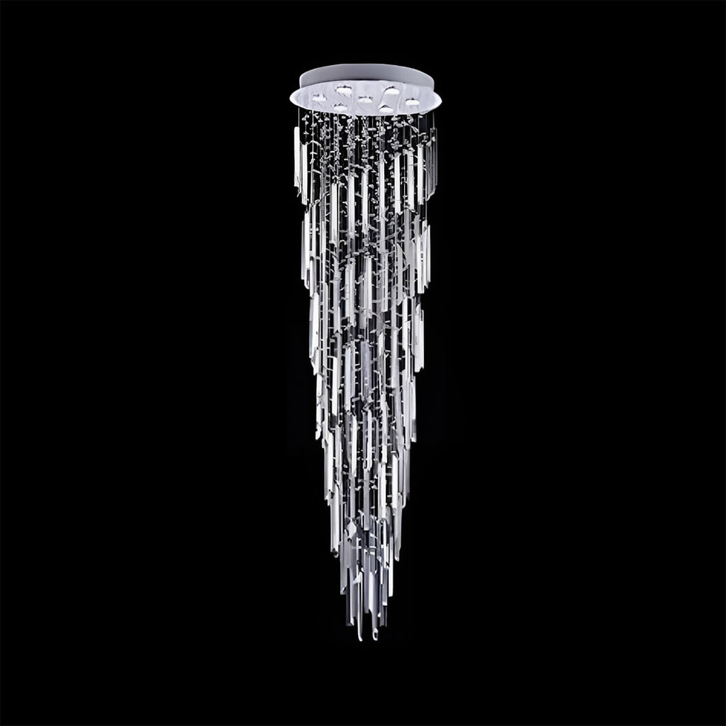 Modern Spiral Crystal Chandelier - Staircase Chandelier | Sofary ...