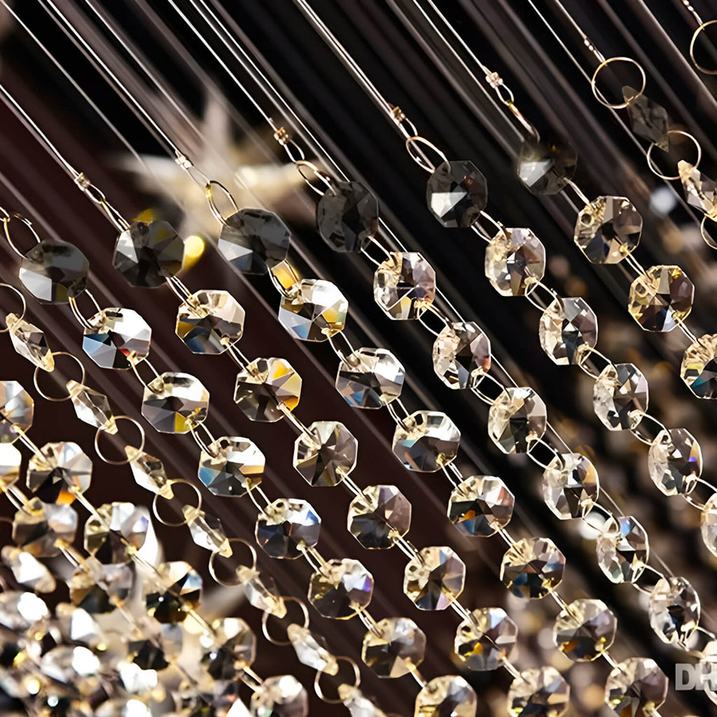 Spiral Meteor Shower Crystal Raindrop Chandelier for Staircase | Sofary ...